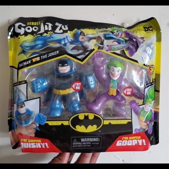 goo jit zu | Toys | Heroes Of Goo Jit Zu Dc 2 Pk Batman Vs Joker ...